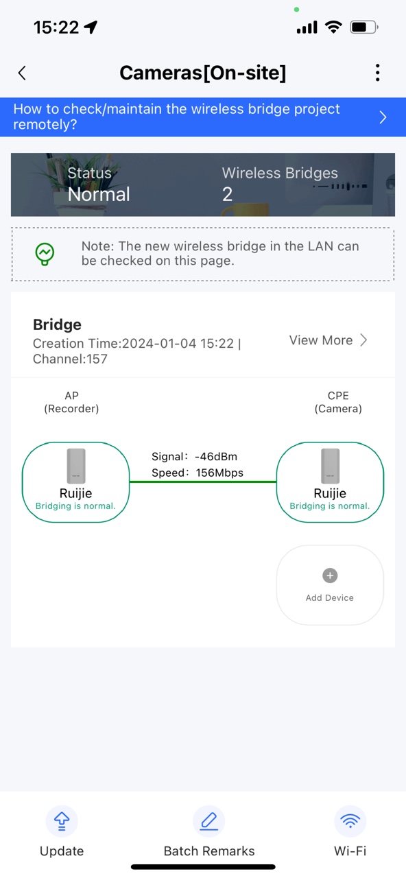 Reyee Mobile App || Wireless Bridge Setup || Ruijie Reyee