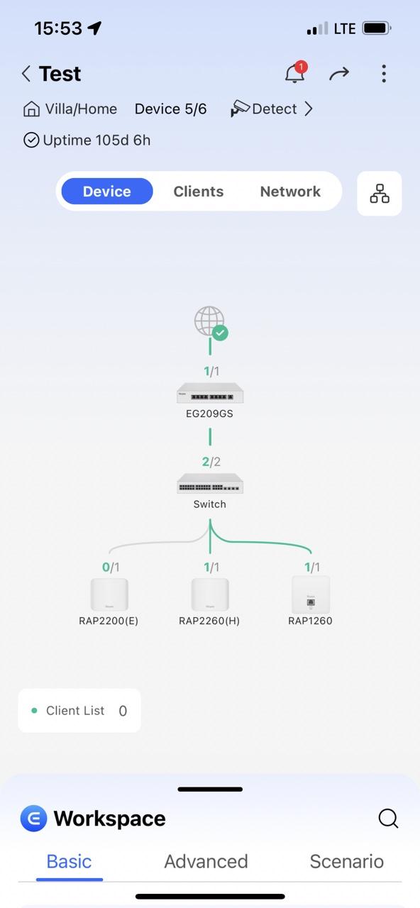 Reyee Mobile App || Port Monitoring || Ruijie Reyee