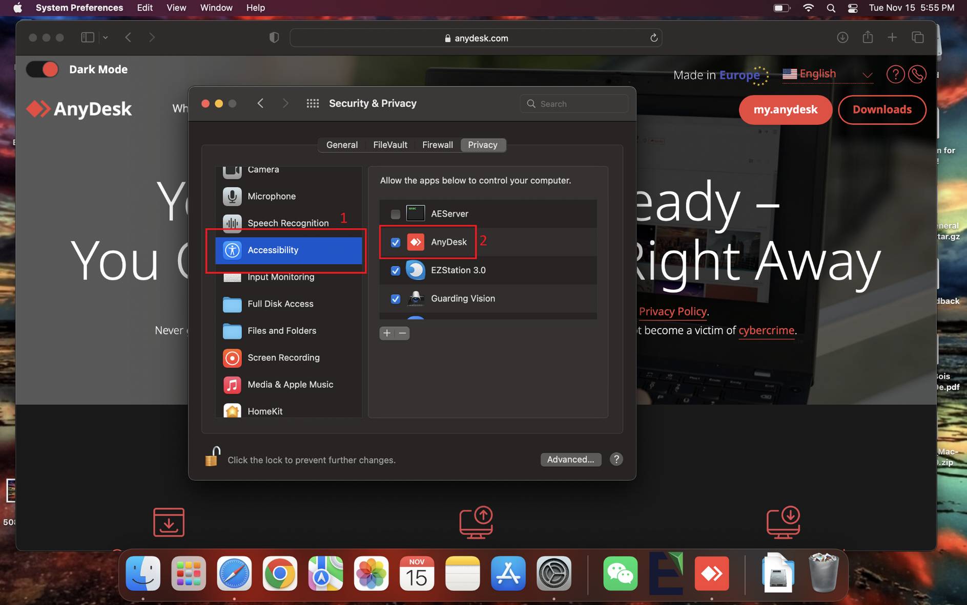 General || Installing AnyDesk on Mac