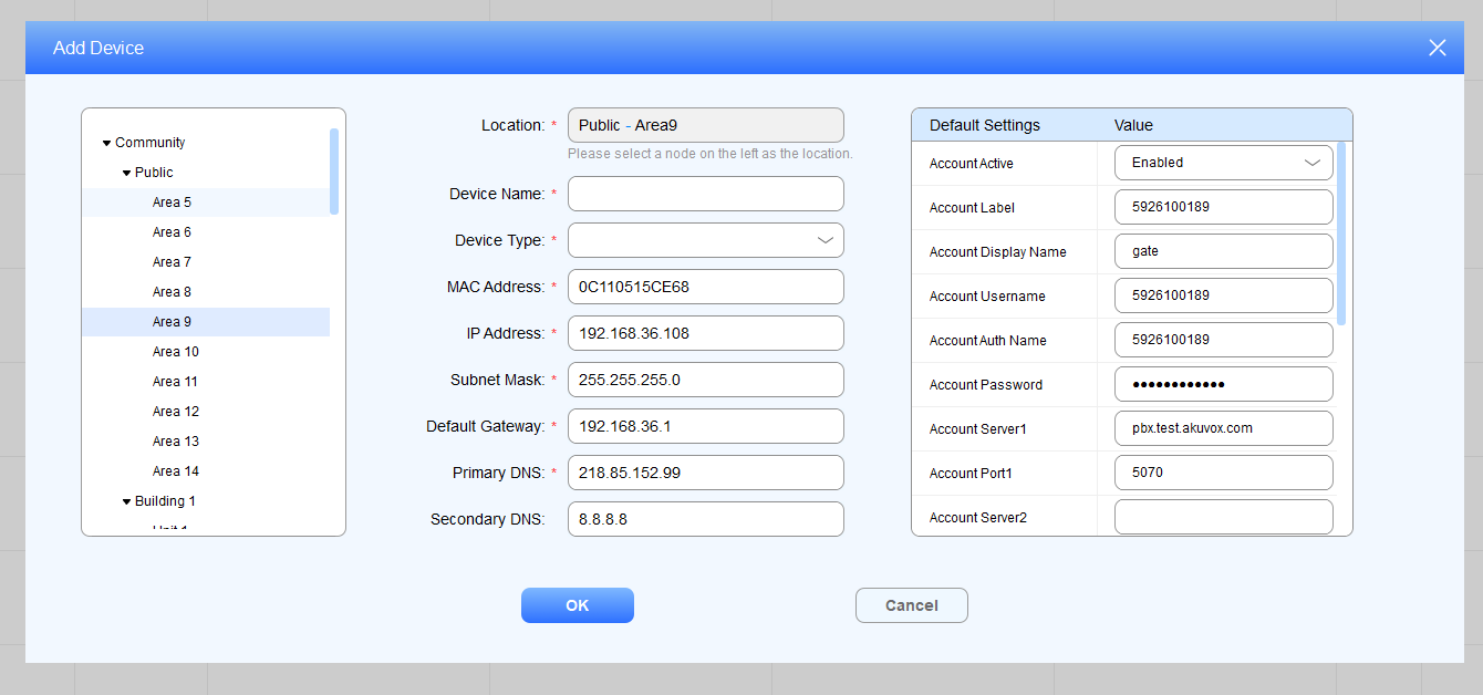 Akuvox Local Add Devices In Batch On Sdmc
