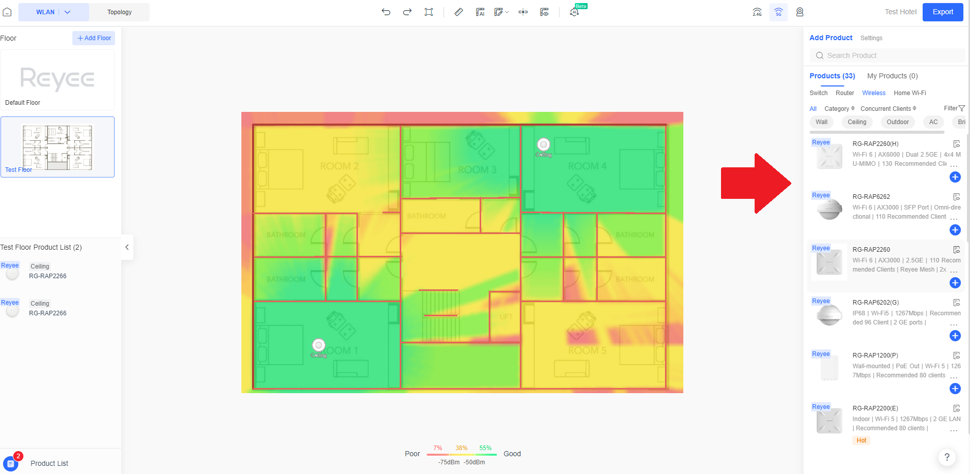 Reyee General || AI Heatmap || Web Gui