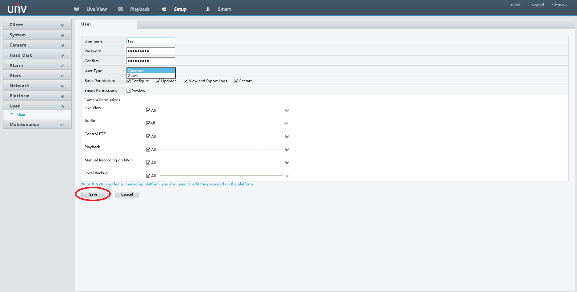 UNV Recorder || How to add a user for Uniview recorders (Web GUI)